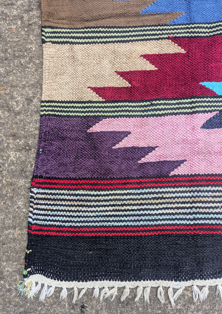 HAND KNOTTED WOOL RUG – Indie• Boho• Vintage